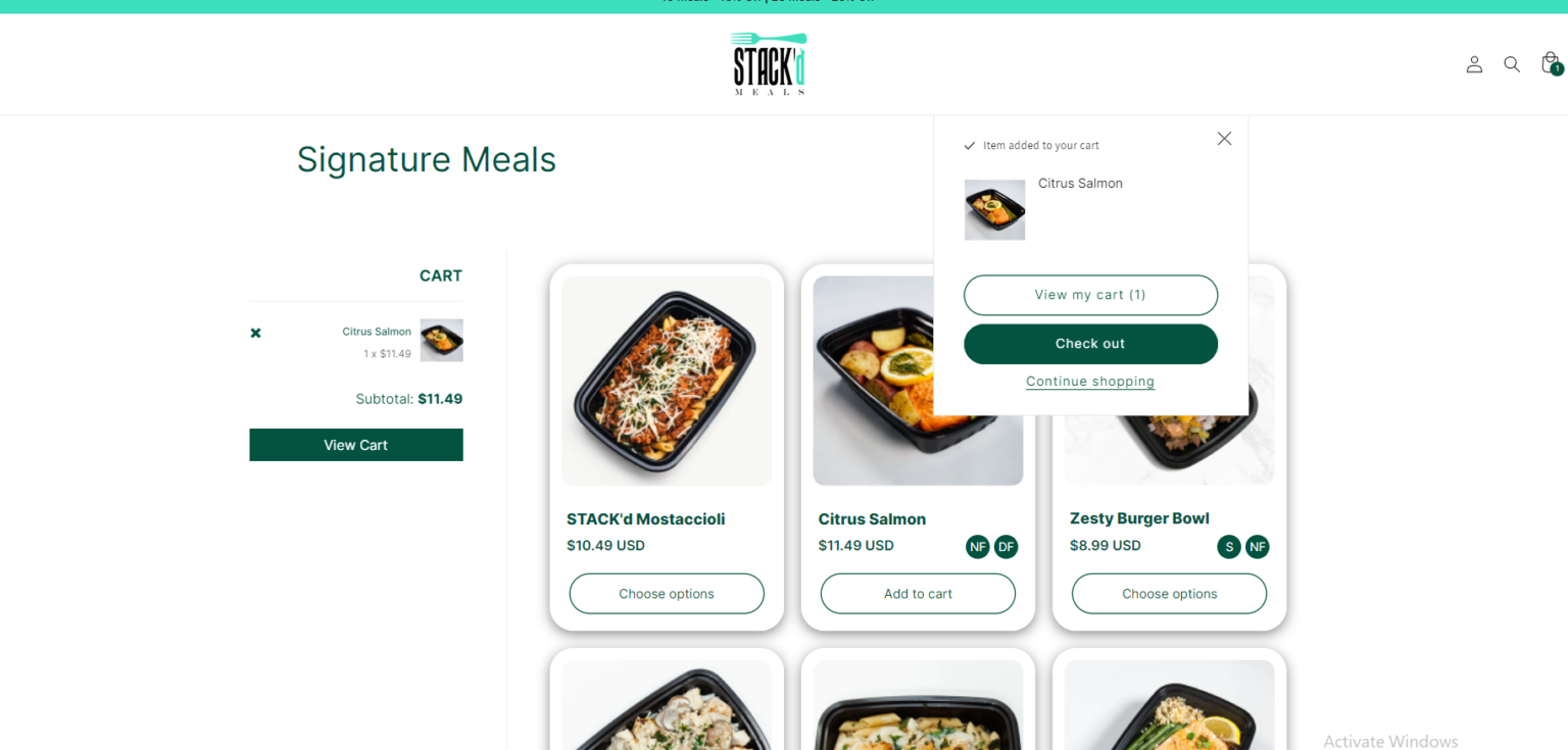 Stack’d Meal – Haley Wang